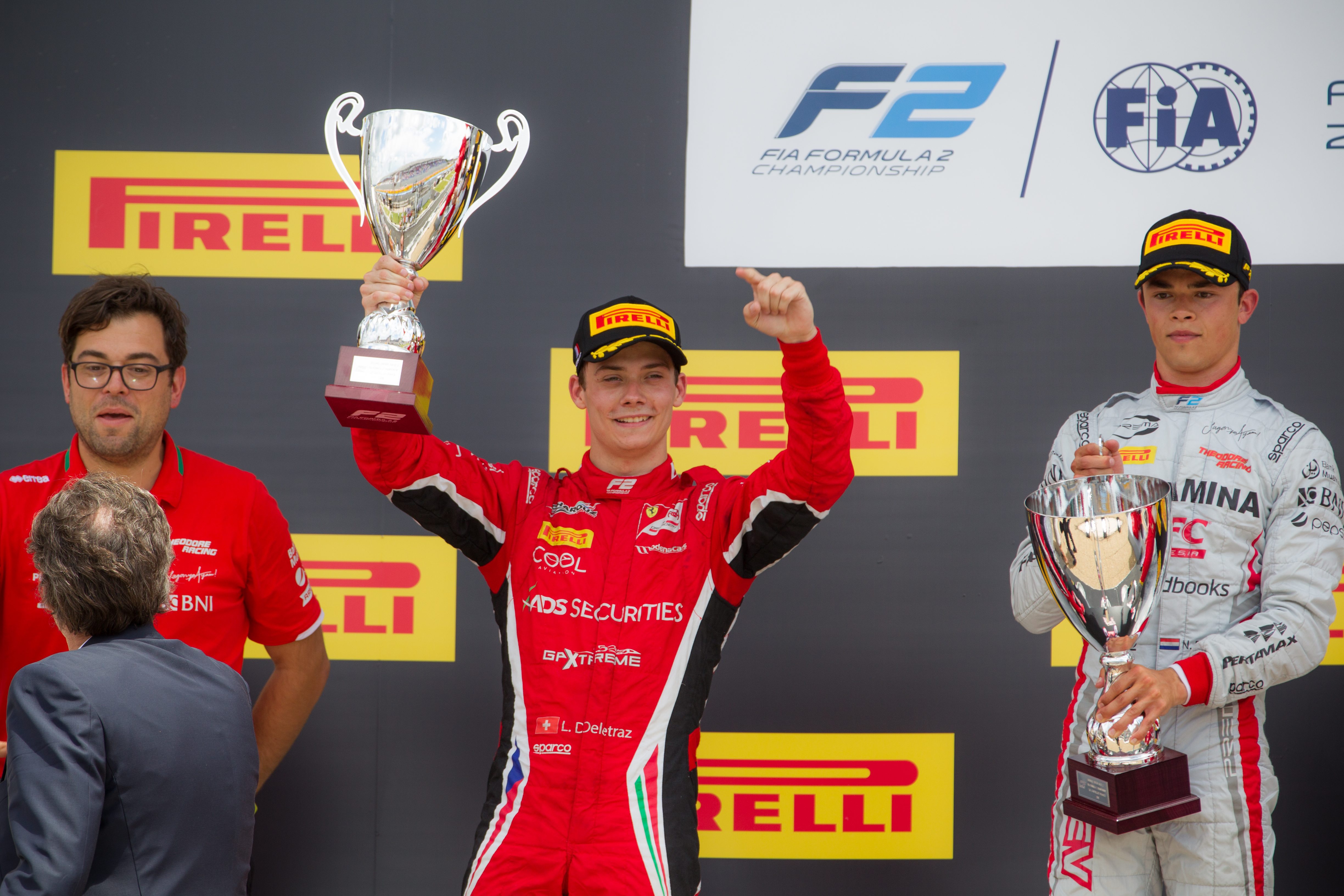 More F2 podium success for form man Louis - Louis Deletraz